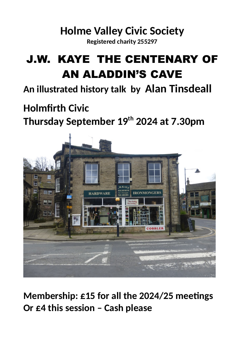 Holme Valley Civic Society – Holmfirth Local History Group